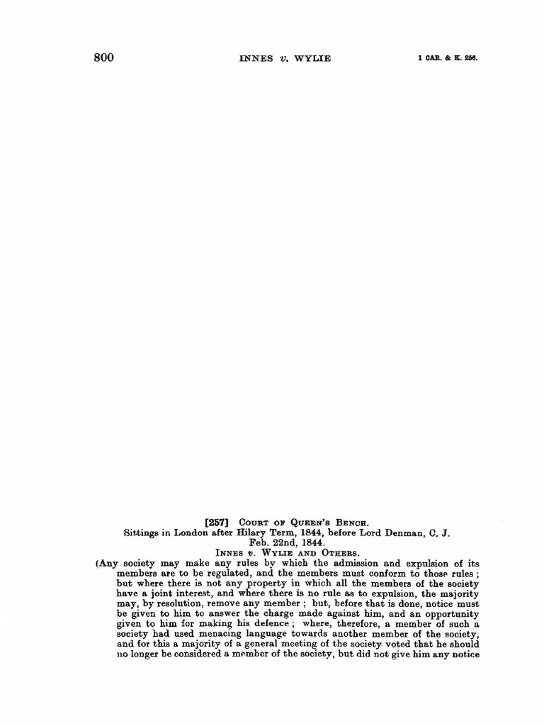 Innes V Wylie. Positiv Actpdf | PDF | Justice | Crime & Violence