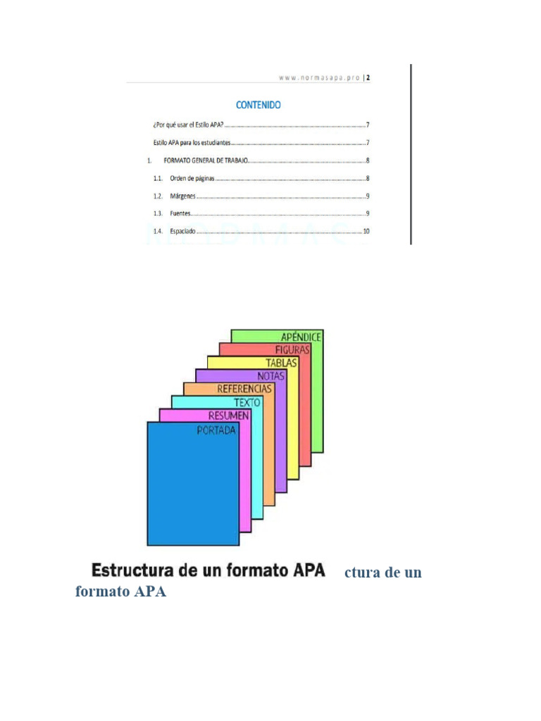 ctura de un formato APA | PDF | Estilo apa