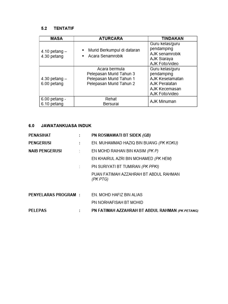 Jk Fun Walk Raya | PDF