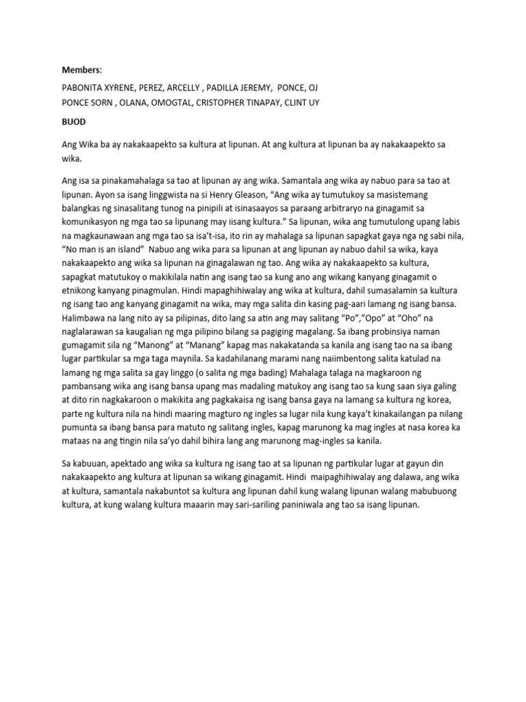 WIKA BUOD-WPS Office | PDF