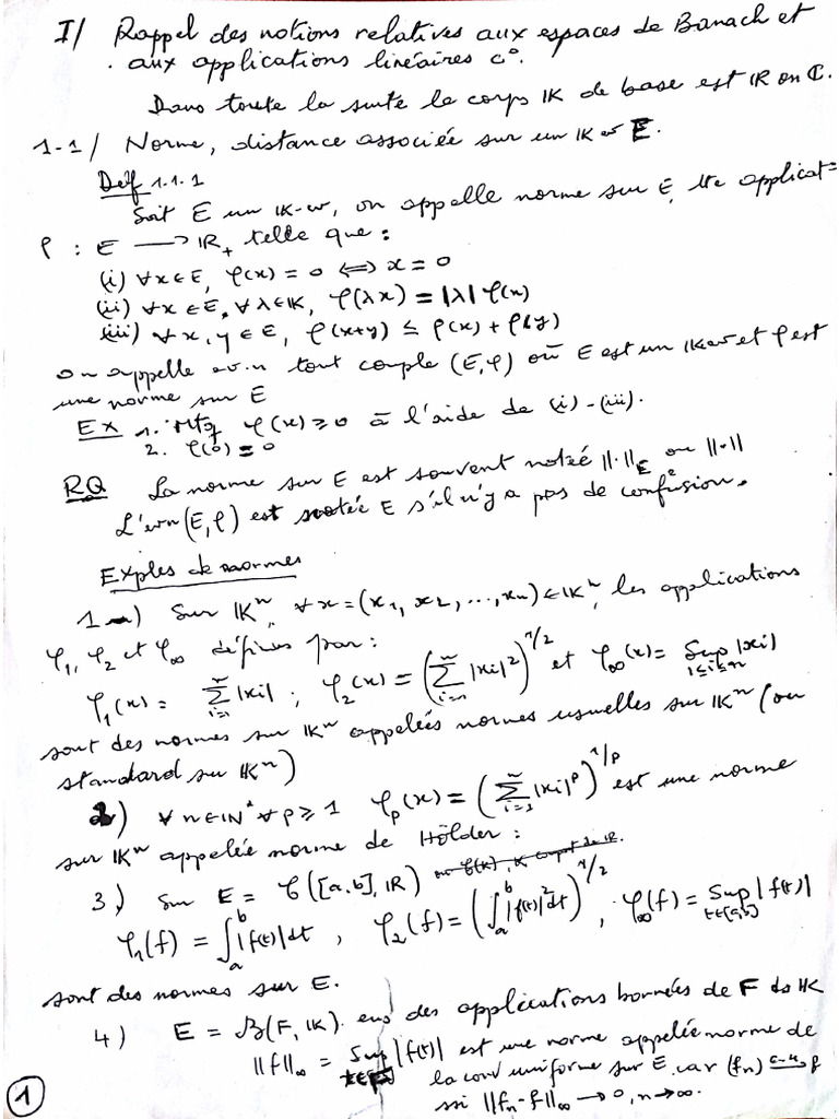 Espace de Banach | PDF