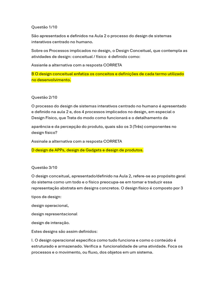 Design de Sistemas Interativos | PDF | Estética | Esboço