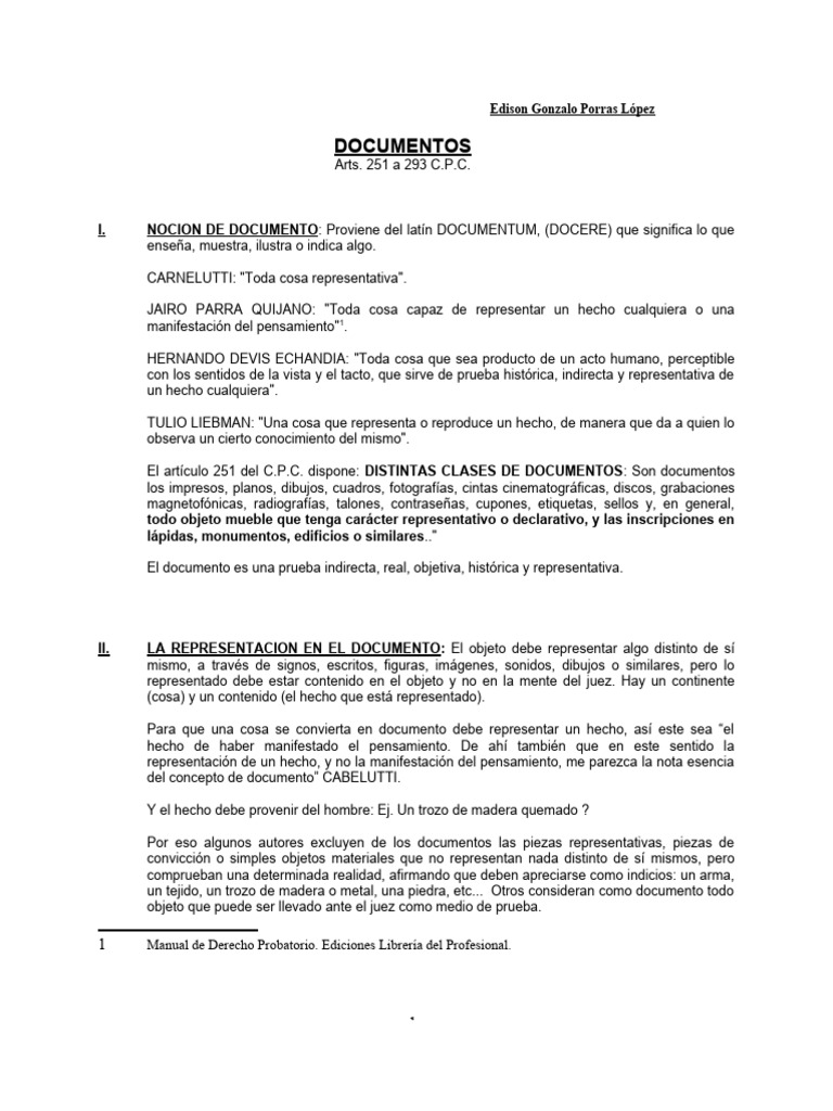 Prueba Documental. | PDF | Ley común