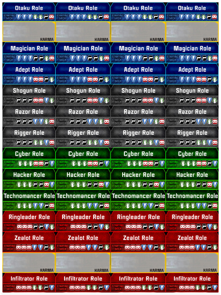 Prime Runner Dual Role Stickers Final | PDF