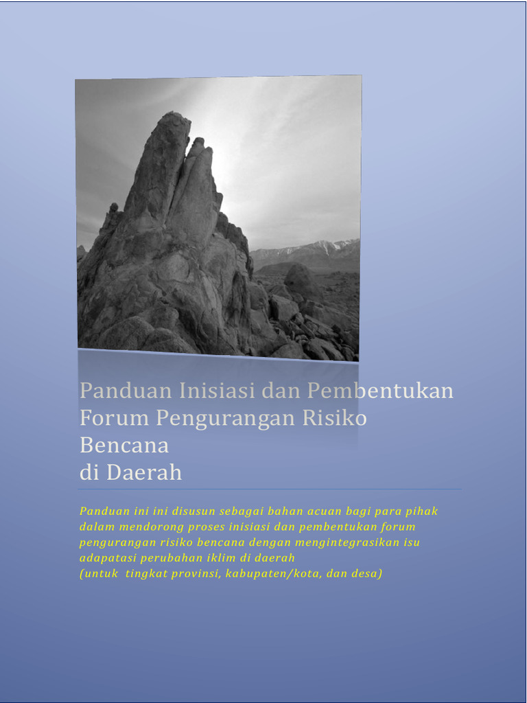 Panduan Pembentukan FPRB | PDF
