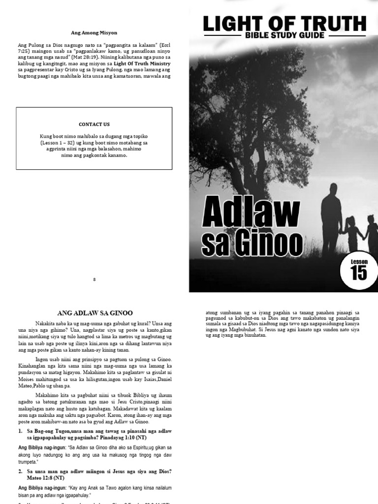 15adlaw Sa Ginoo | PDF