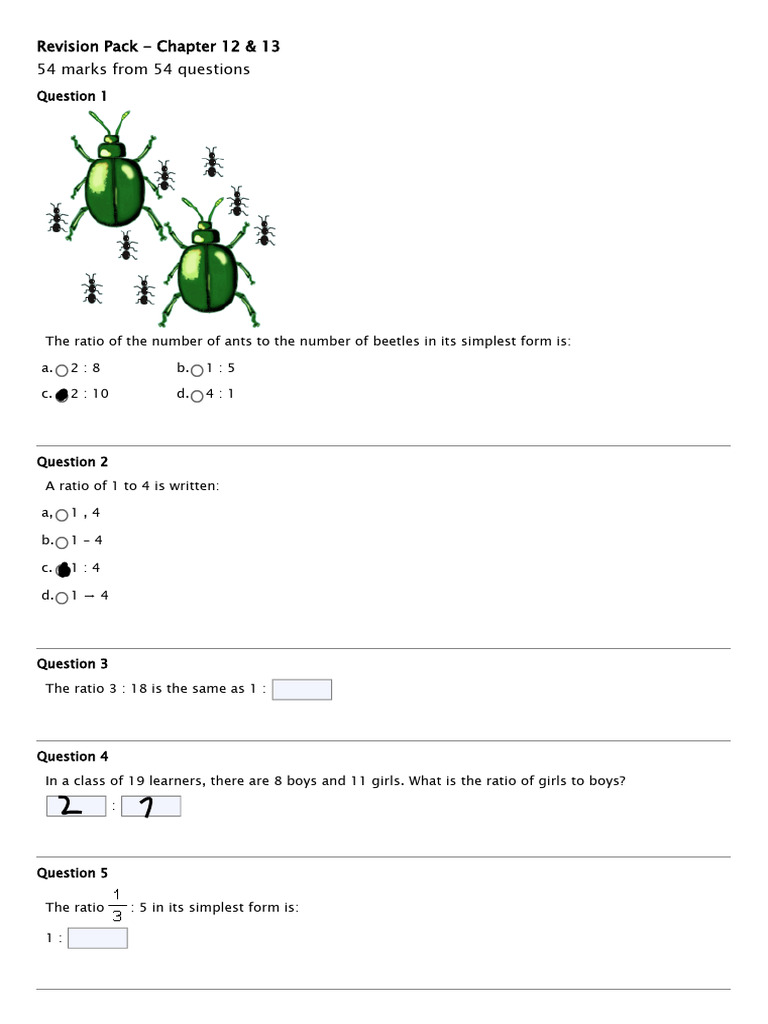 MAT7 - Revision-Pack - Chapter-12-&-13 | PDF | Probability
