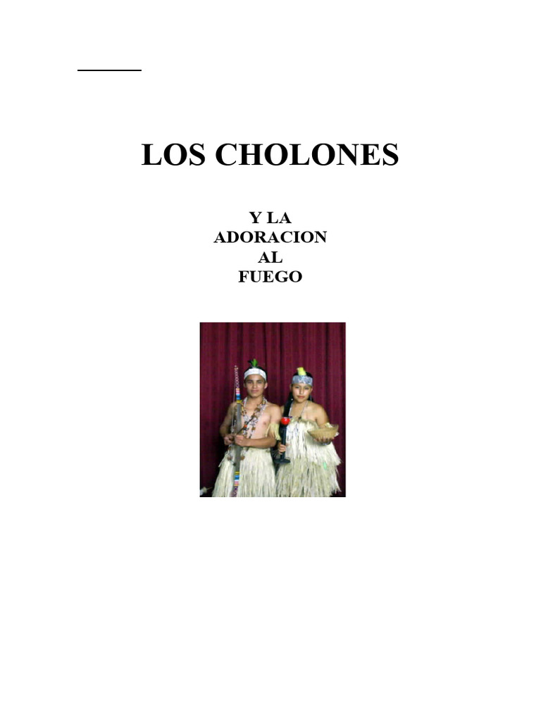 Danza Cholones y Culto al Fuego | PDF