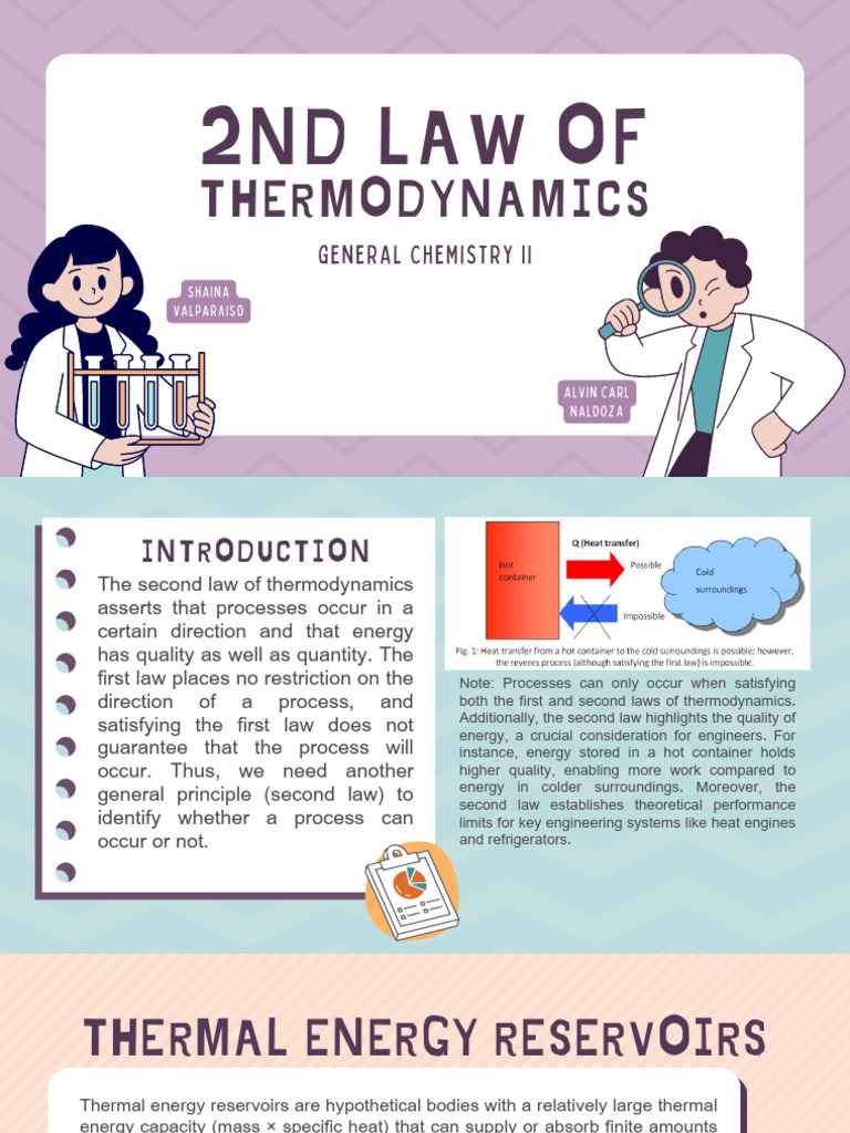 Understanding the Second Law of Thermodynamics | PDF | Heat | Second ...