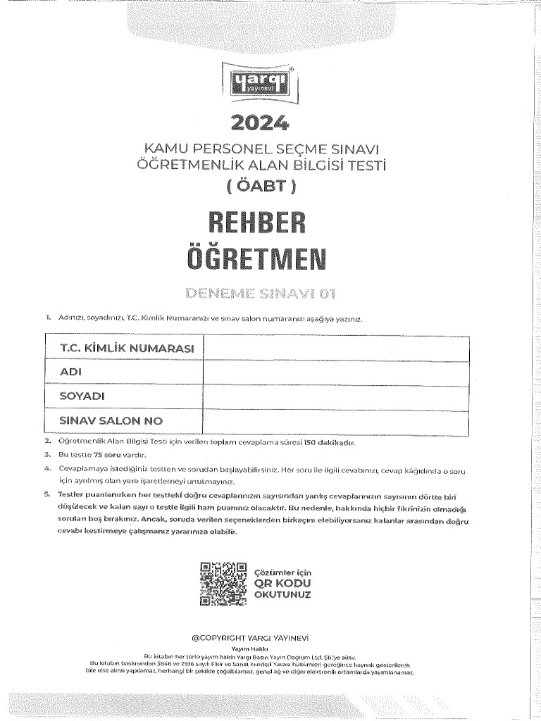 YARGI-1 REHBER 2024 TG | PDF