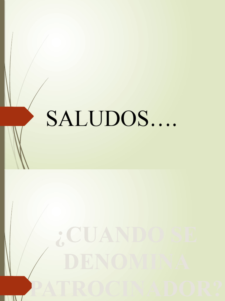 Tipos De Patrocinio Pdf Business Patrocinador Comercial