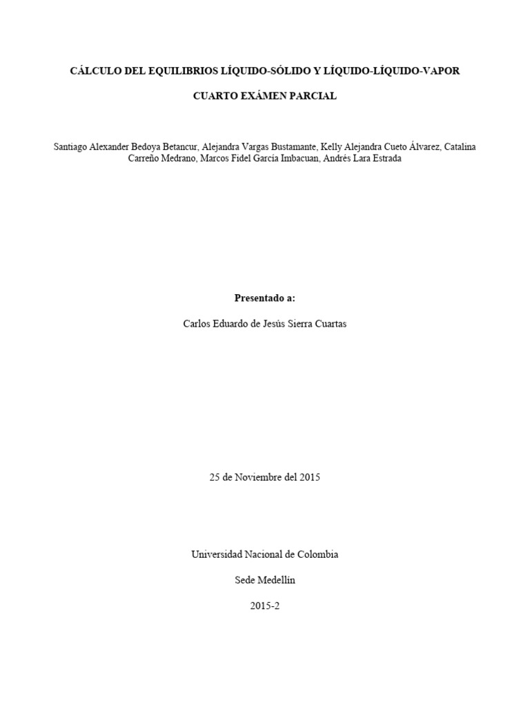 PARCIAL4 Termo2 | PDF | Fase (materia) | Física