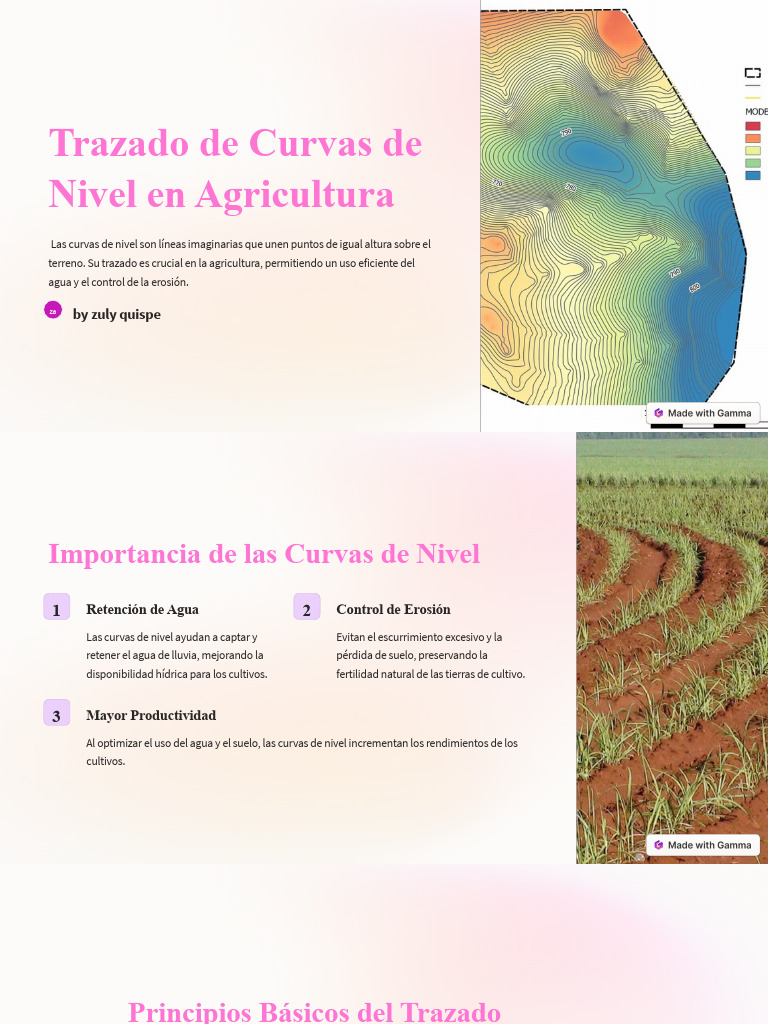 Trazado-de-Curvas-de-Nivel-en-Agricultura | PDF | Agua | Agricultura