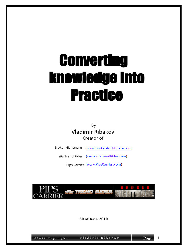 Converting Knowledge To Practice | PDF | Futures Contract | Financial Risk