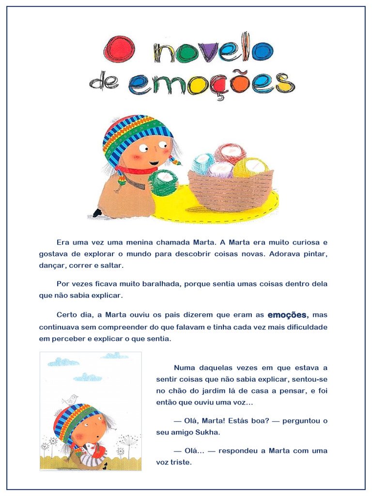 o-novelo-de-emocoes-1 | PDF | Emoções | Cor