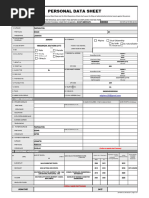 Personal Data Sheet Instructions | PDF | Passport | Personally ...