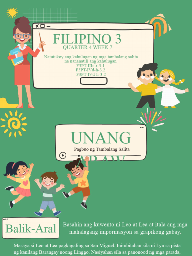 Fil3 Q4 W7 PPT | PDF