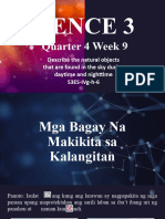 SCIENCE 3 Q4 TAGALOG - Mga Natural Na Bagay Na Makikita Sa Kalangitan | PDF