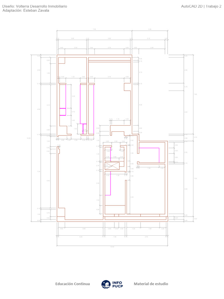 AutoCAD 2D-Trabajo 2 | PDF