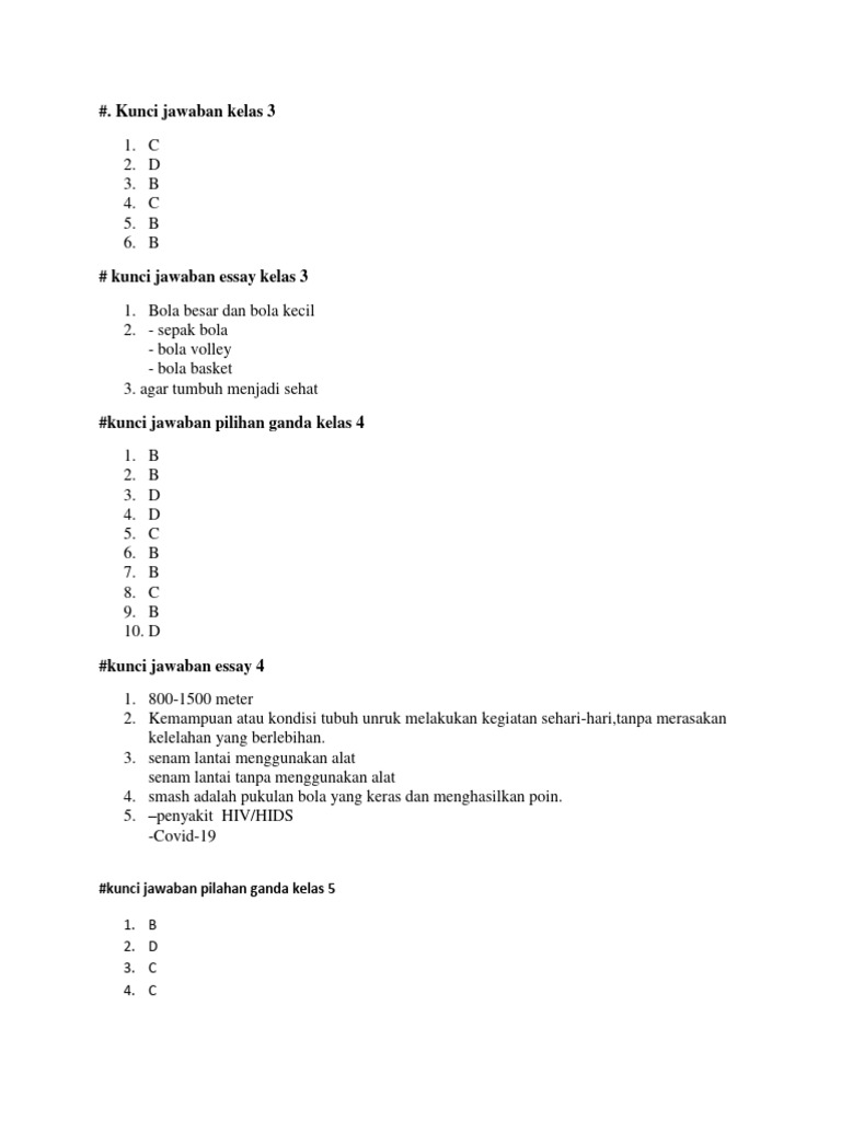 Kunci Jawaban Pak Zain | PDF