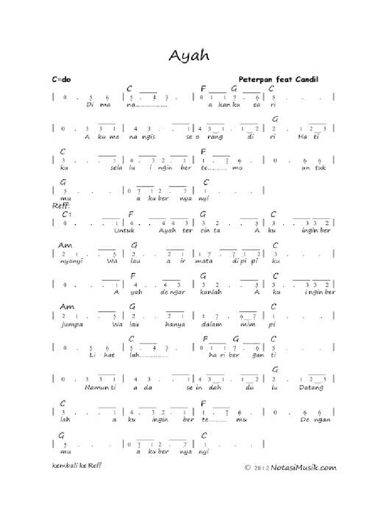 Lagu Ayah Pdf