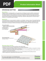 Sisalation® Metal Roof Technical Data Sheet | PDF | Roof | Building ...