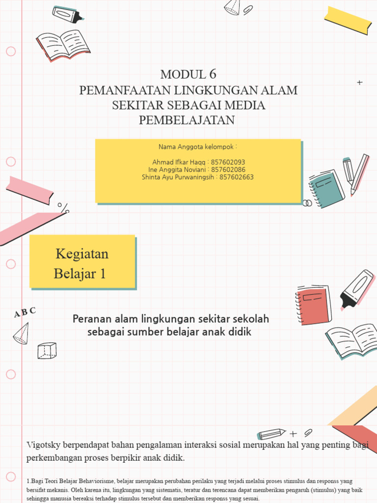 Komputer Dan Media Pembelajaran Klompok 6 Modul 6 | PDF | Karier & Perkembangan | Kesehatan Holistik