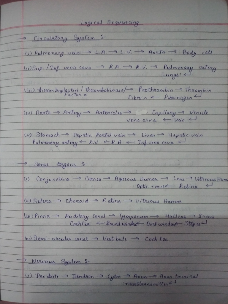 Logical Sequence | PDF