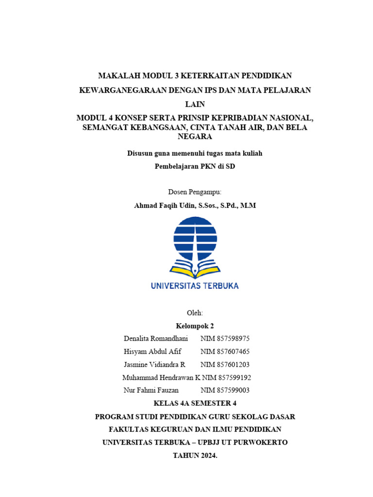 Keterkaitan Pendidikan Kewarganegaraan dan IPS | PDF | Karier & Perkembangan