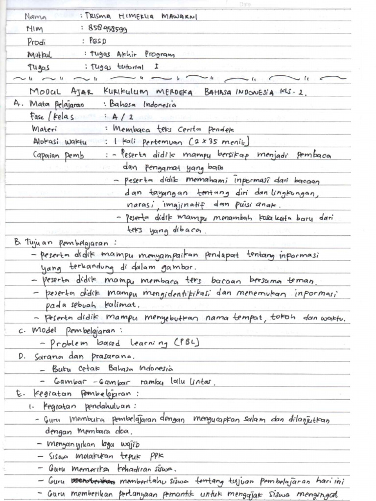 Tugas Tutorial 1 Tap Trisma | PDF
