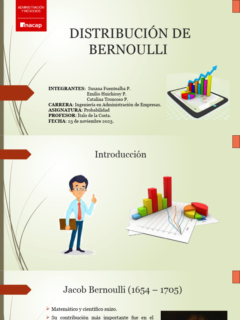 Bernoulli | PDF | Probabilidad | Variable aleatoria