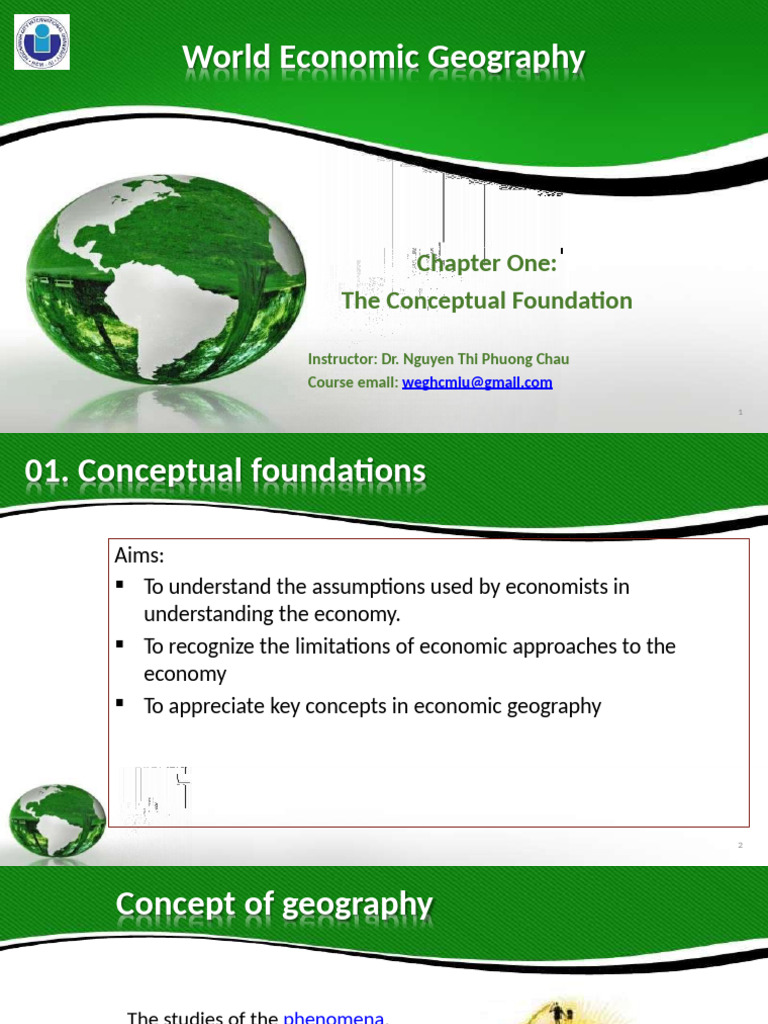 2 WEG - Conceptual Foundation (Autosaved) | PDF | Labour Economics | Geography