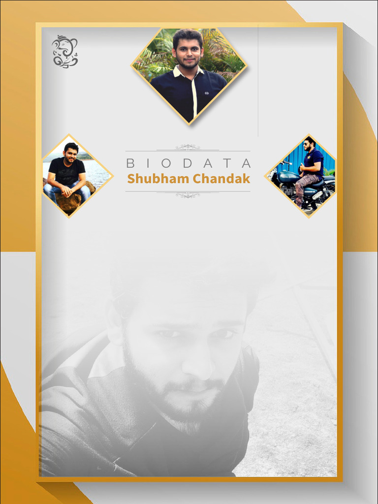 Biodata Shubham Chandak-2 | PDF