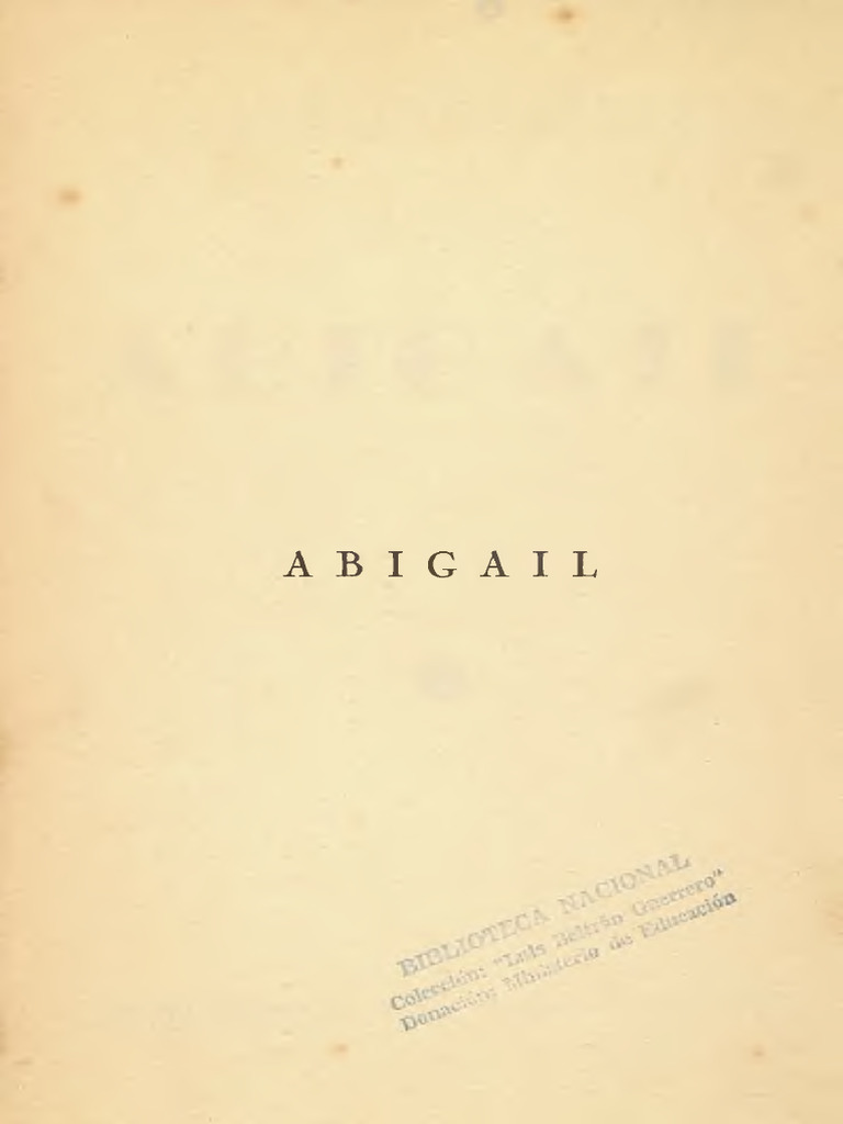 Abigail Pdf