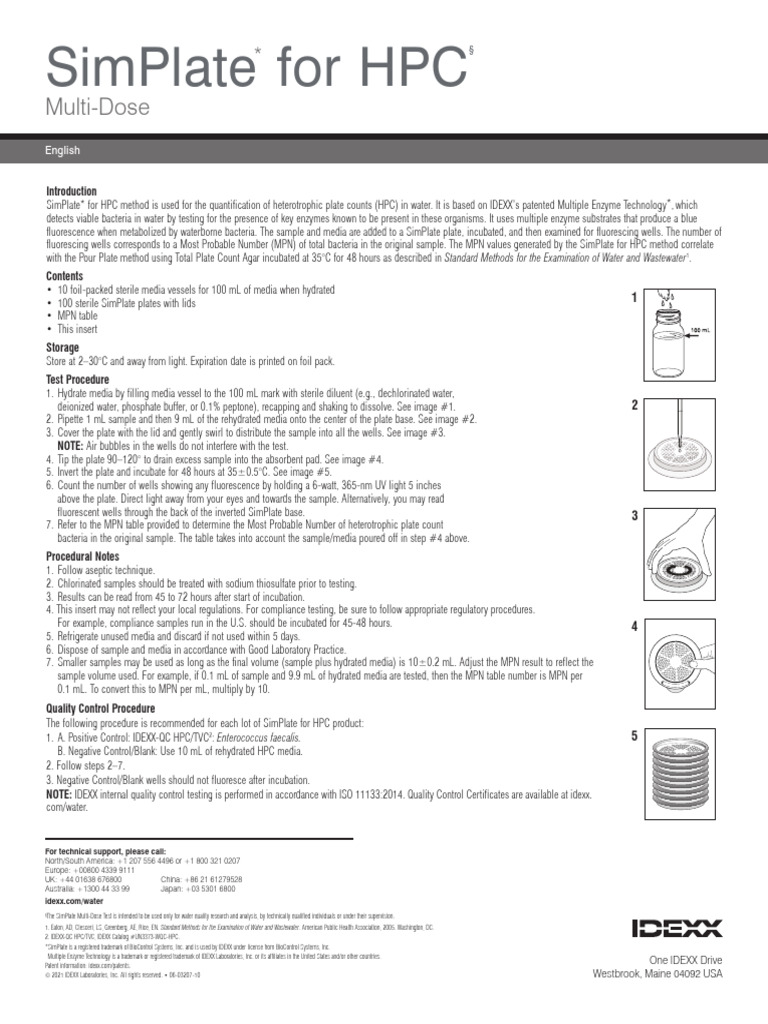 Simplate For HPC Multi Dose Procedure en 1 | PDF