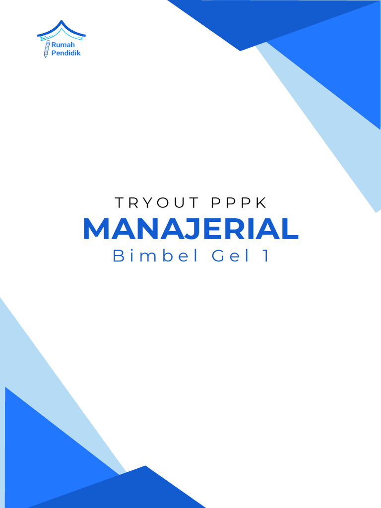 TO Manajerial Bimbel 1 | PDF