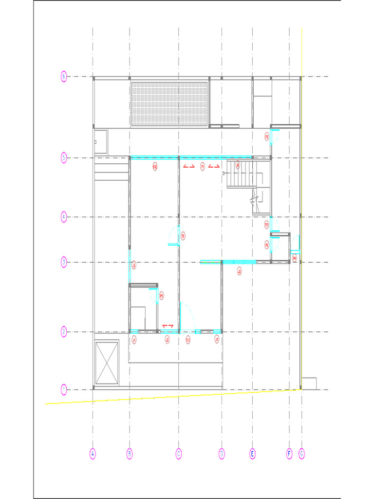 Denah Pintu Rumah DGZT Lantai 2 | PDF