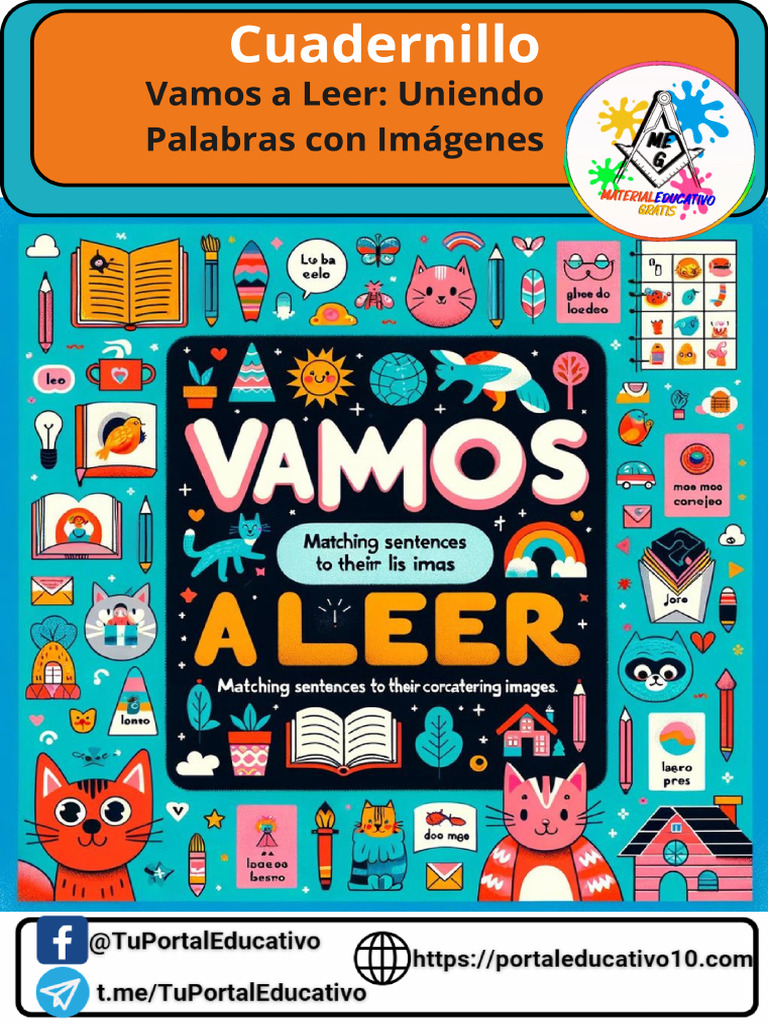 Vamos A Leer Uniendo Palabras Con Imágenes Portaleducativo10 | PDF