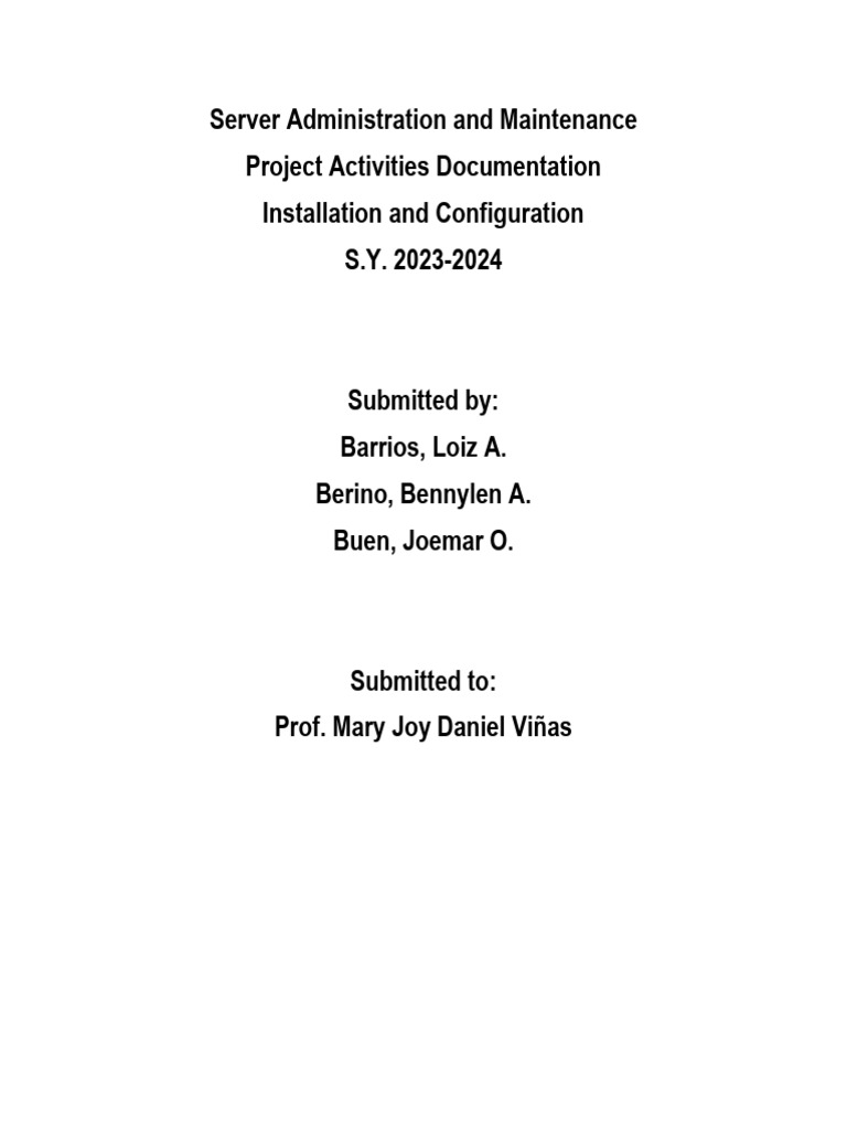 Sam Project Activities Documentation Group 12 Pdf Group Policy Ip