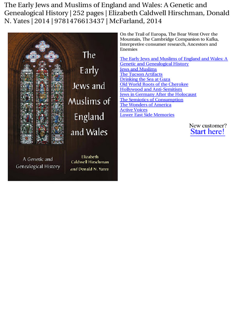 Early Jews and Muslims in Britain | PDF