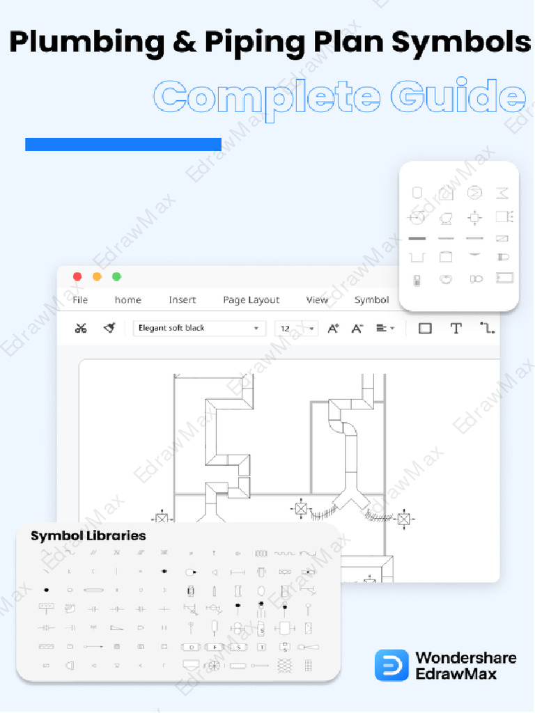 plumbing-symbols | PDF | Pipe (Fluid Conveyance) | Plumbing