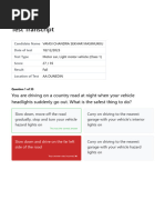 AA Road Code Practice Tests 1 | PDF | Intersection (Road) | Traffic Light