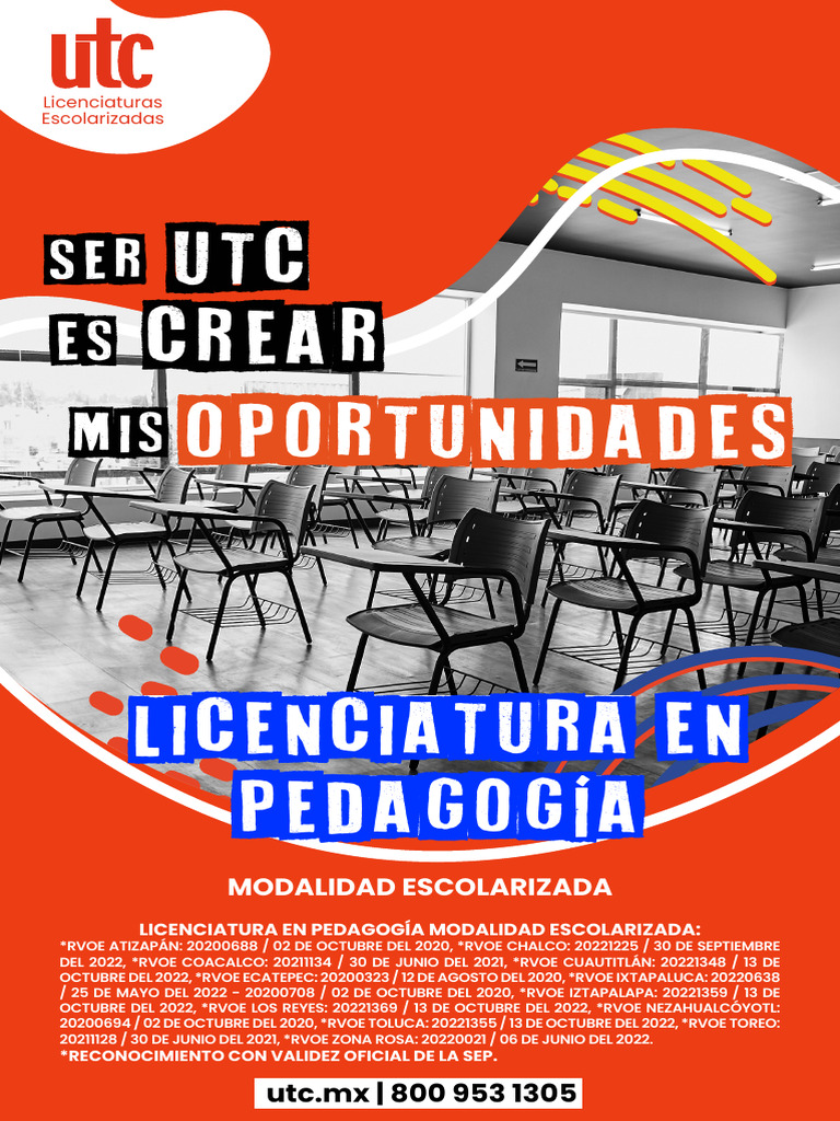 UTC_PLAN_ESTUDIOS_ESC_PEDAGOGIA_WEB_compressed_a0ccb3c584 | PDF | Enseñando | Pedagogía