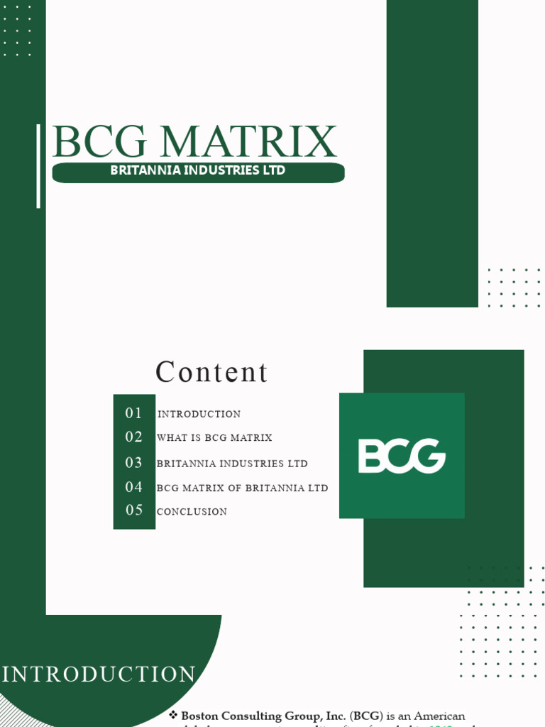BCG Matrix | PDF | Investing | Business