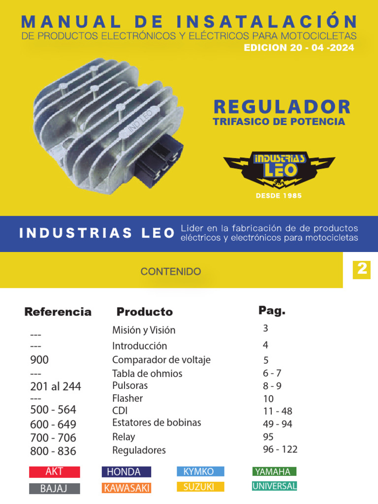 Manual de Instalacion Industrias Leo 2024 | PDF
