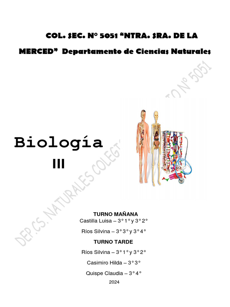 Biologia 3° Año TM - TT | PDF | Dominancia (Genética) | Cigosidad Biologia 3° Año TM - TT | PDF | Dominancia (Genética) | Cigosidad