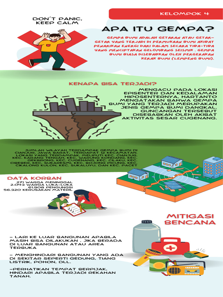 Poster Mitigasi Gempa Bumi | PDF