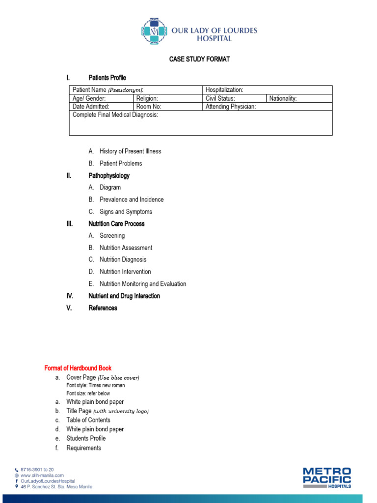 Case Study Format Hardbound Book 2 | PDF