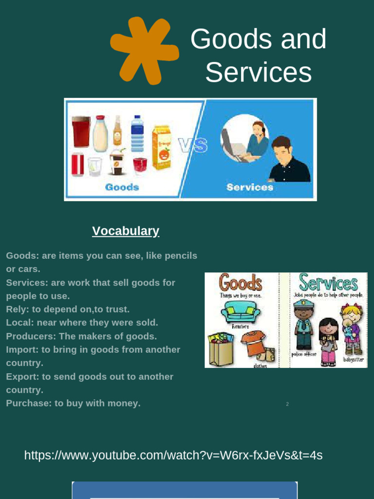 Understanding Goods, Services, and Resources | PDF