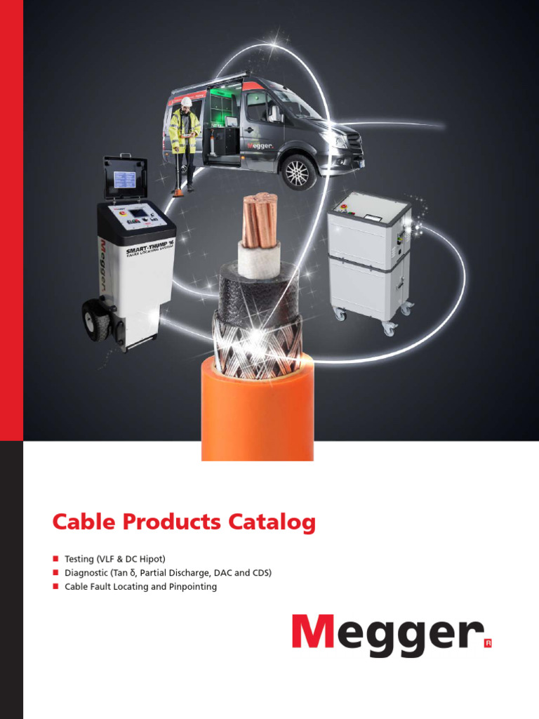 Megger Cable Testing Solutions Catalog | PDF | Electrical Components ...